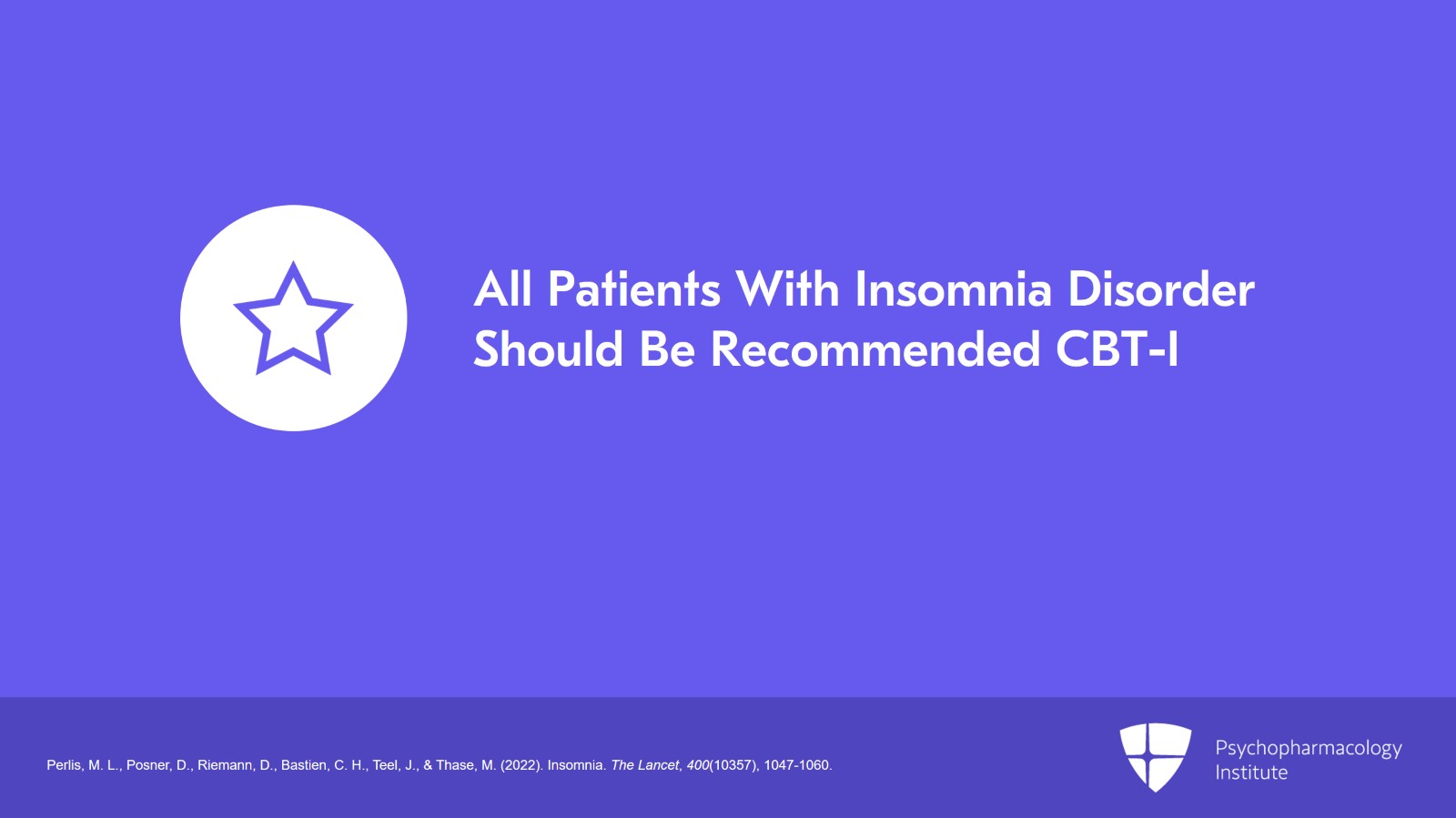 Other Pharmacologic Interventions for Insomnia | Psychopharmacology ...